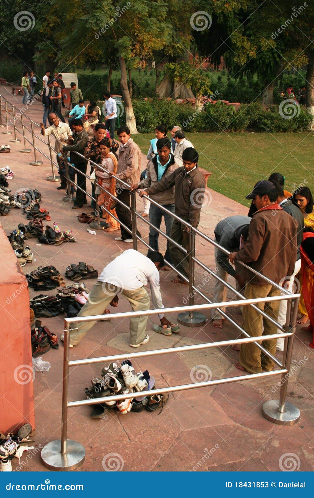 Indian shoe keeper editorial stock photo. Image of service - 18431853