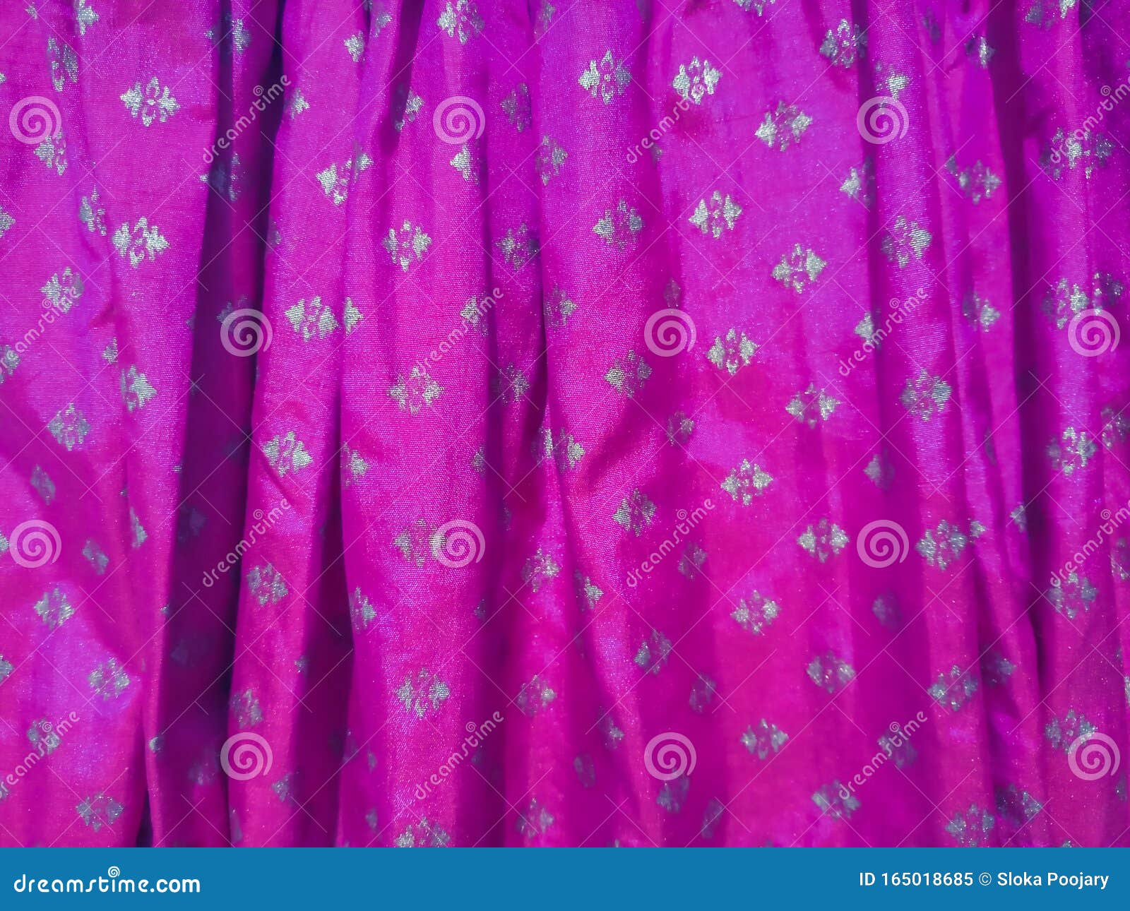 Pink Coloured Indian Silk Saree Texture,indian Fabric Stock Image ...