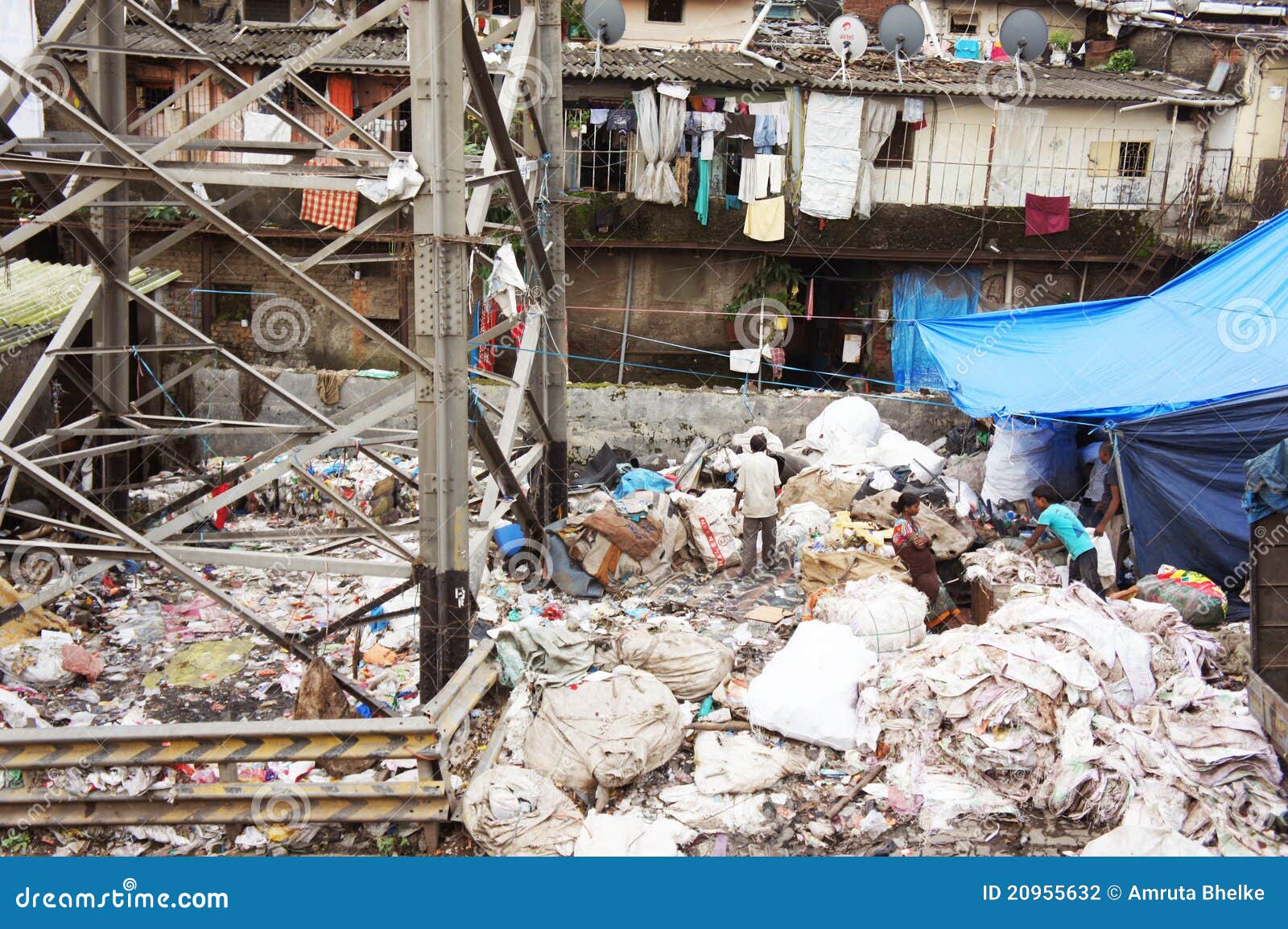 Filthy Slum With Rubbish And Bad Water Royalty-Free Stock Photography ...