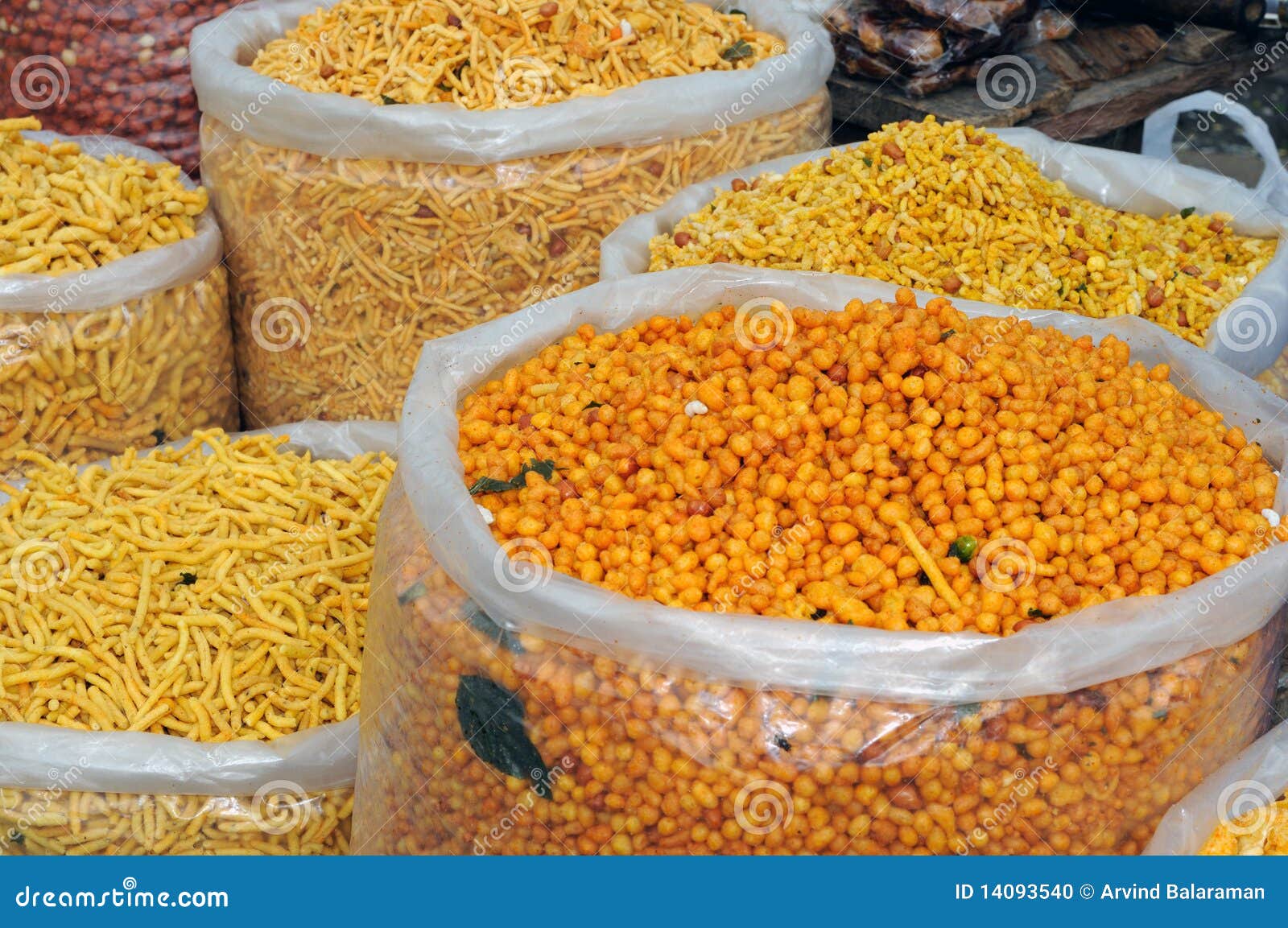 Indian Snacks: Traditional Indian Deep Fried Salty Dish Called Chivda ...