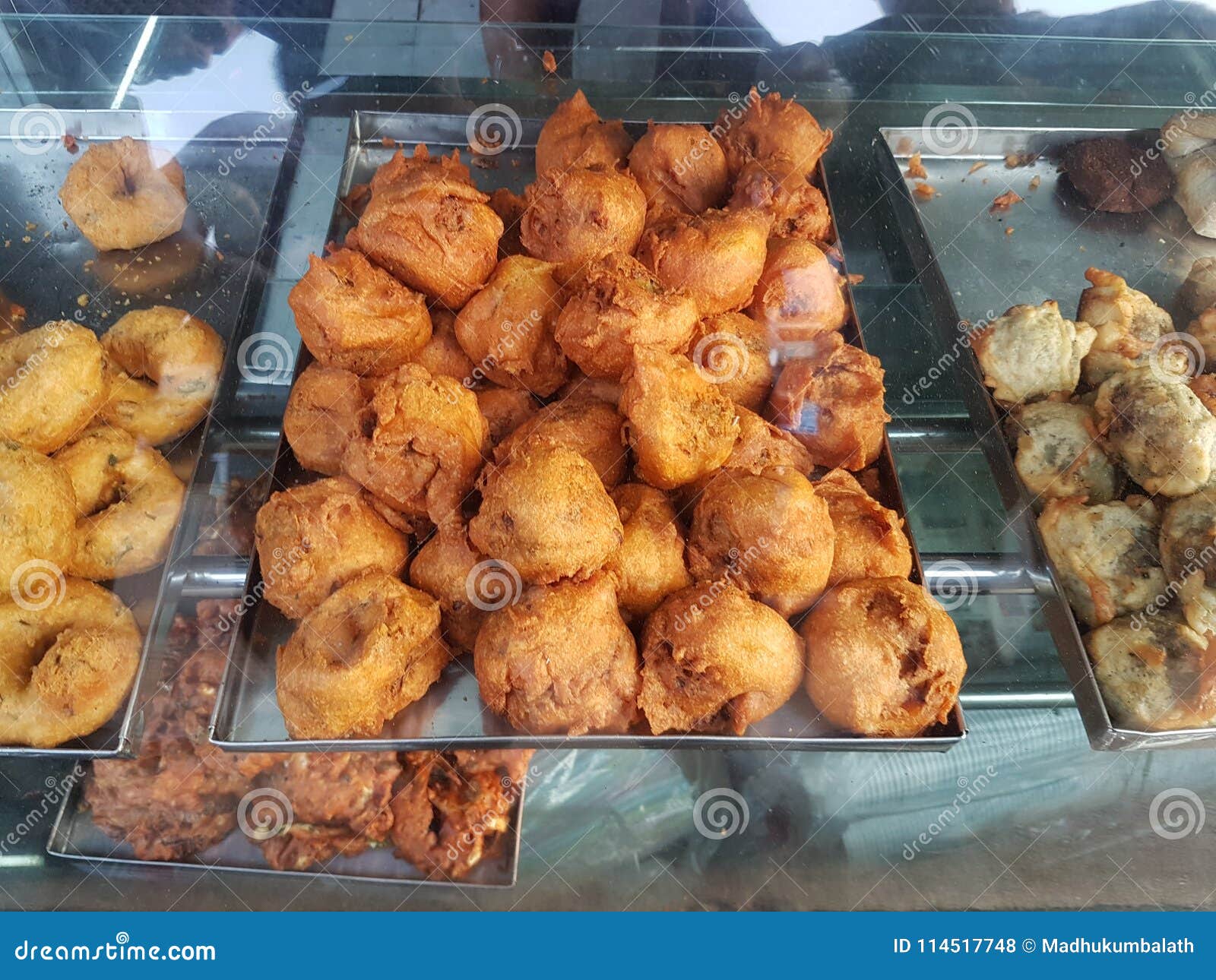 Indian snacks stock photo. Image of fried, bonda, indian - 114517748