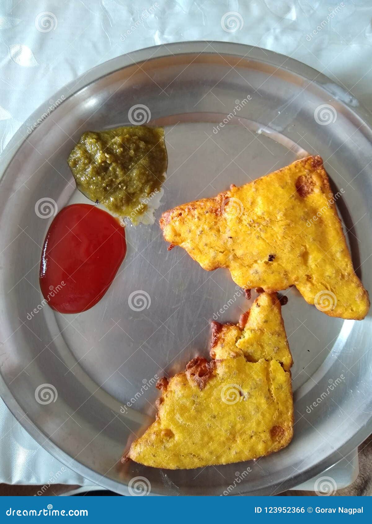 Bread pakora stock photo. Image of indian, snacks, bread - 123952366