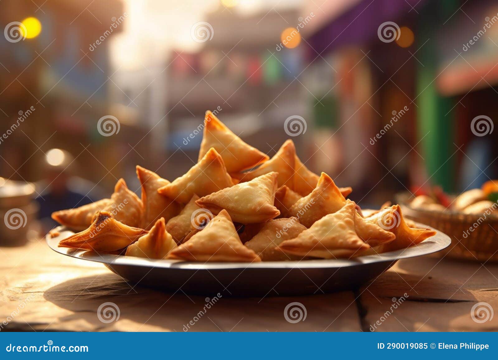 Indian Snacks Vegetable Samosas a Spicy Blend of Vegetables Wrapped in ...
