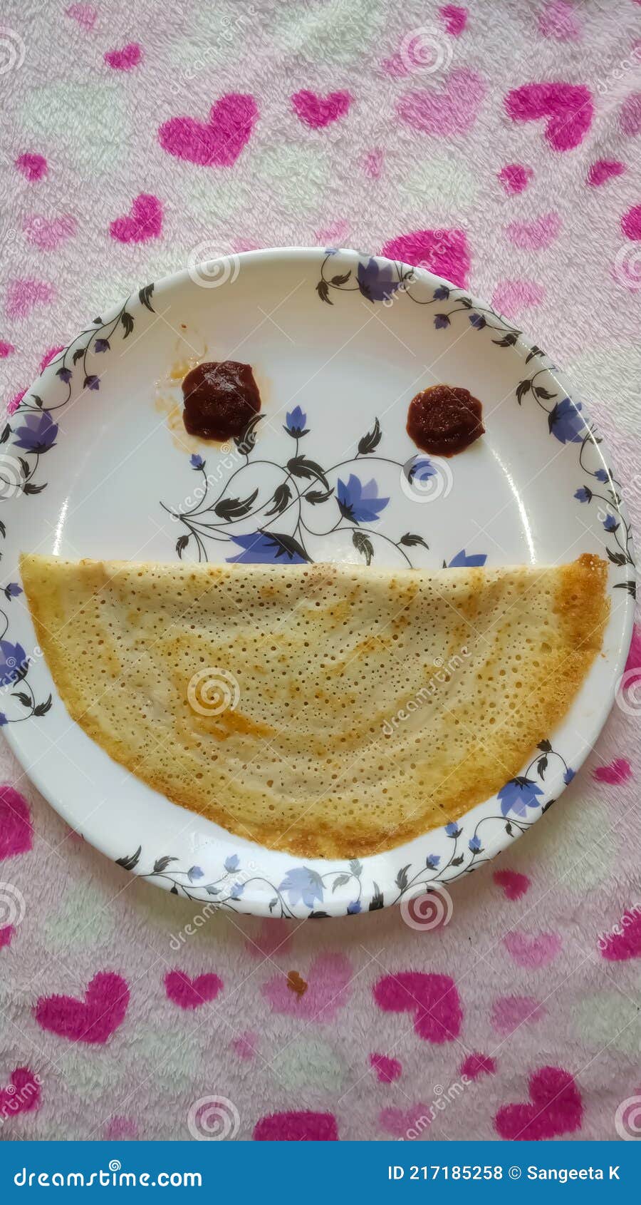 Indian Special Break Fast - Plain Dosa Stock Photo - Image of special ...