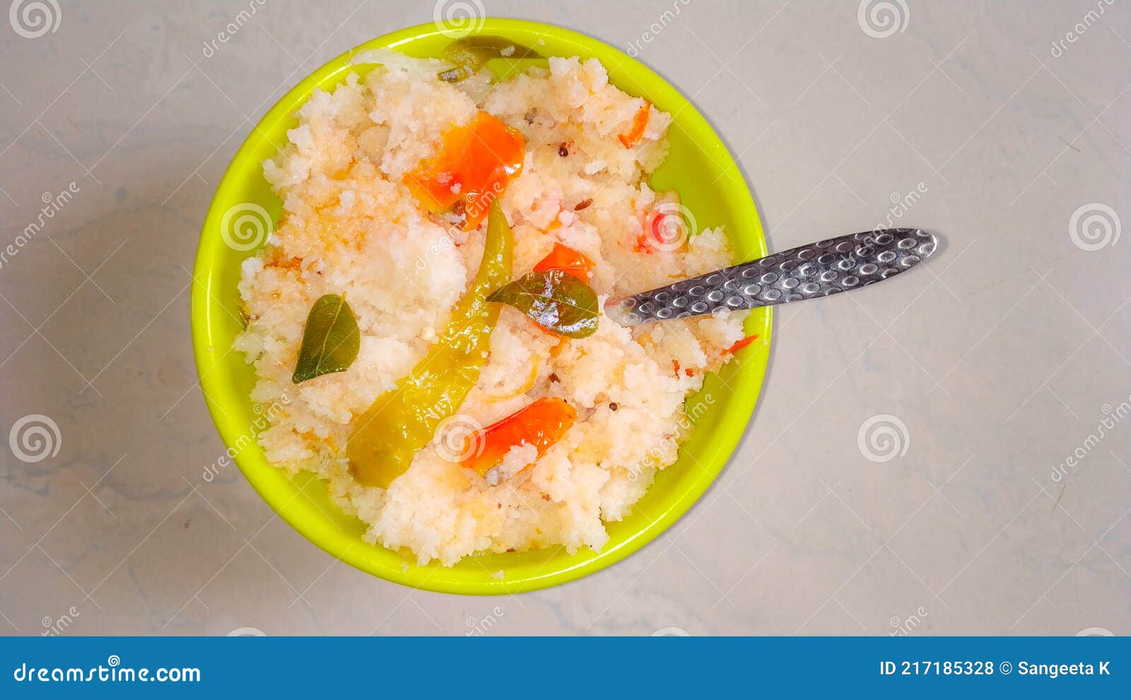 Indian Special Break Fast - Plain Upma Stock Photo - Image of dosa ...