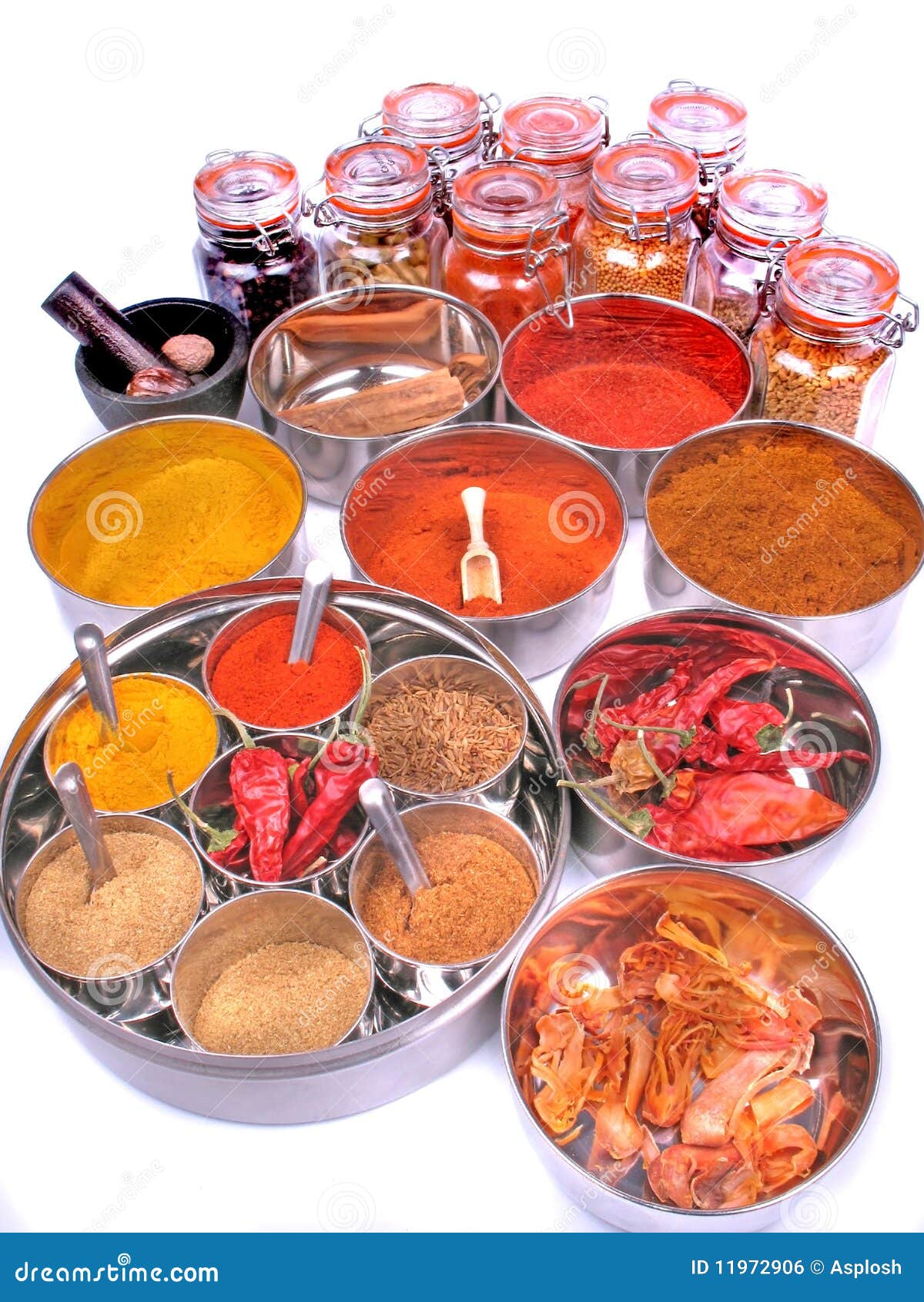 Indian Spices stock photo. Image of colourful, ingredients - 11972906