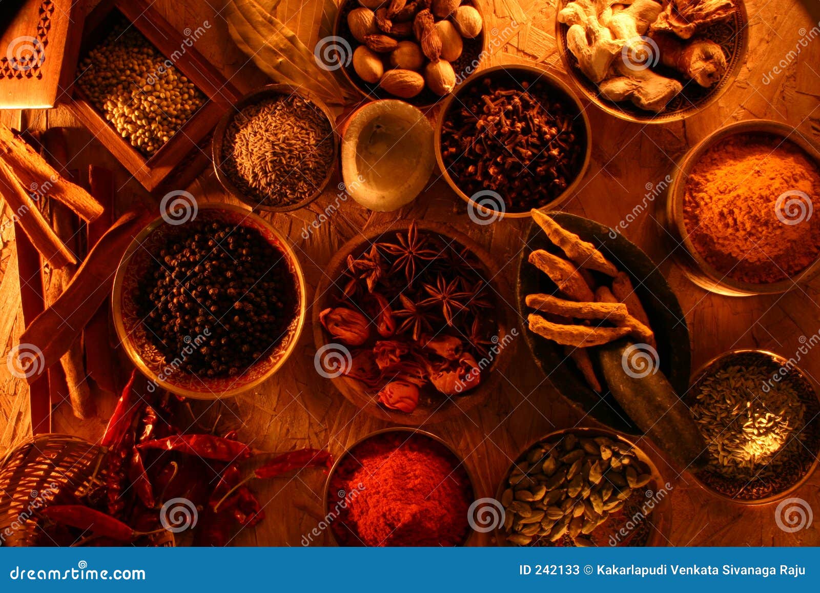 Indian Spices Collection Royalty-Free Stock Photography | CartoonDealer ...