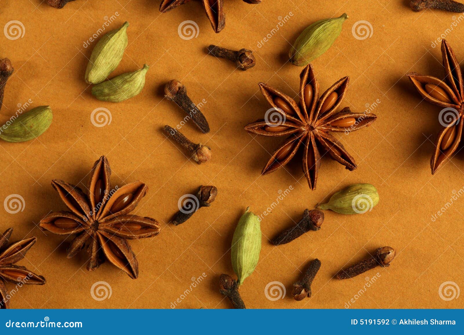 Indian Spices - Cinnamon, Cloves, Star Anise Stock Photo - Image of ...