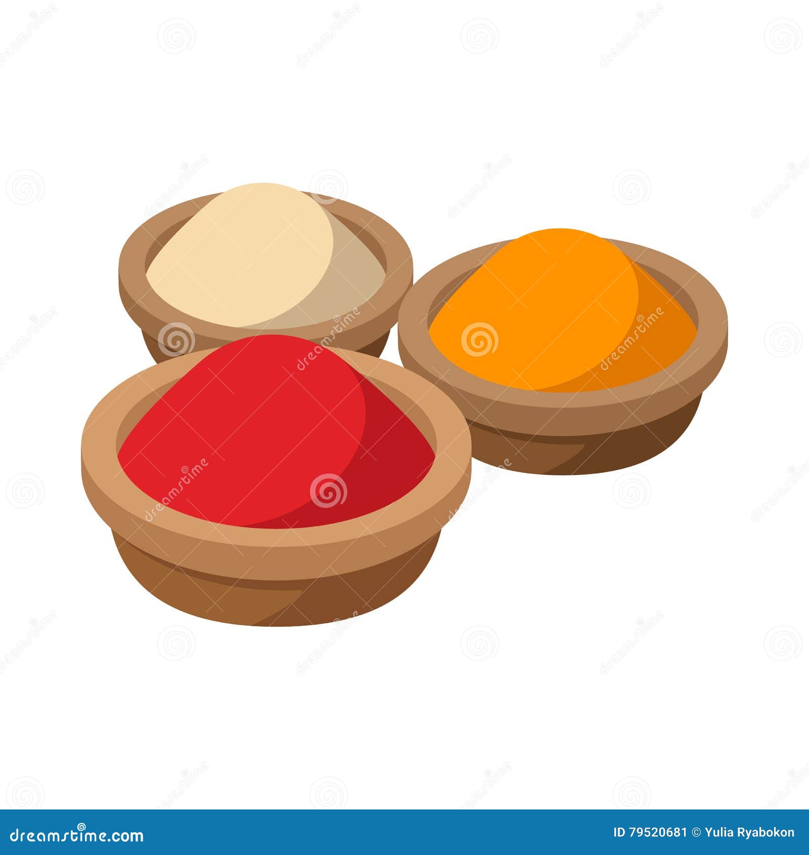 Indian Spices Icon, Cartoon Style Stock Vector - Illustration of food ...