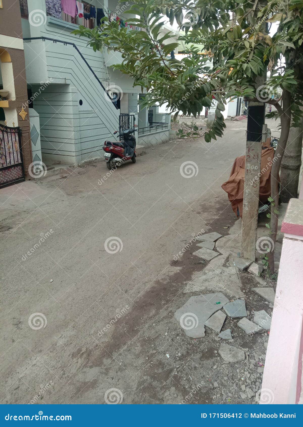 Indian State Road and Parking of the Route of Gali E Mango Tree ...