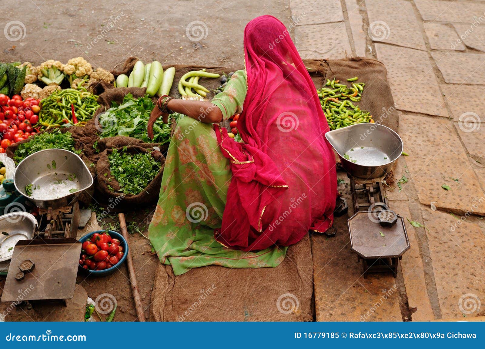 Indian street seler stock image. Image of himalaya, huckster - 16779185
