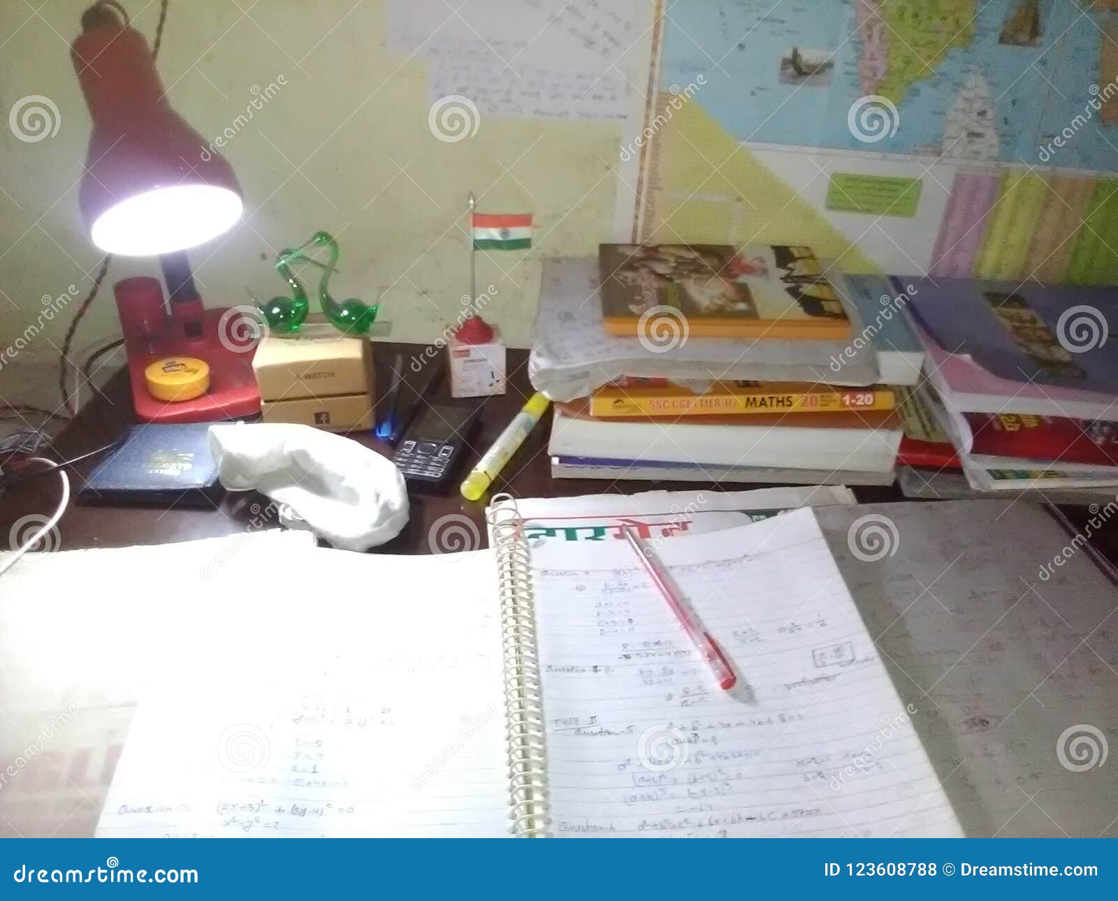 Indian student table editorial stock photo. Image of student - 123608788