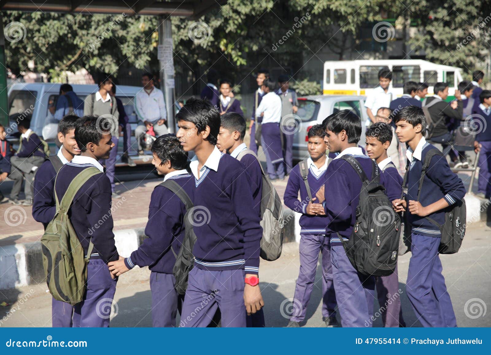 Indian students editorial stock image. Image of lazy - 47955414