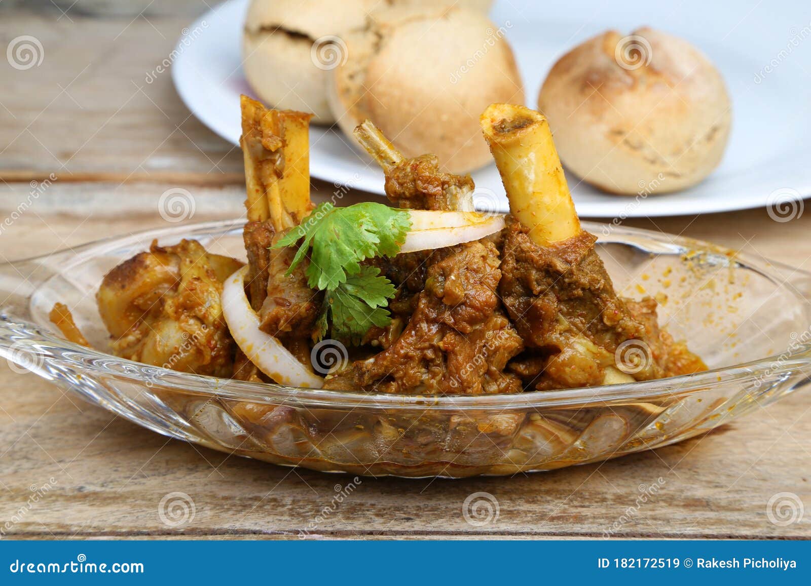 Indian Style Meat Dish or Mutton Curry Stock Image - Image of goat ...