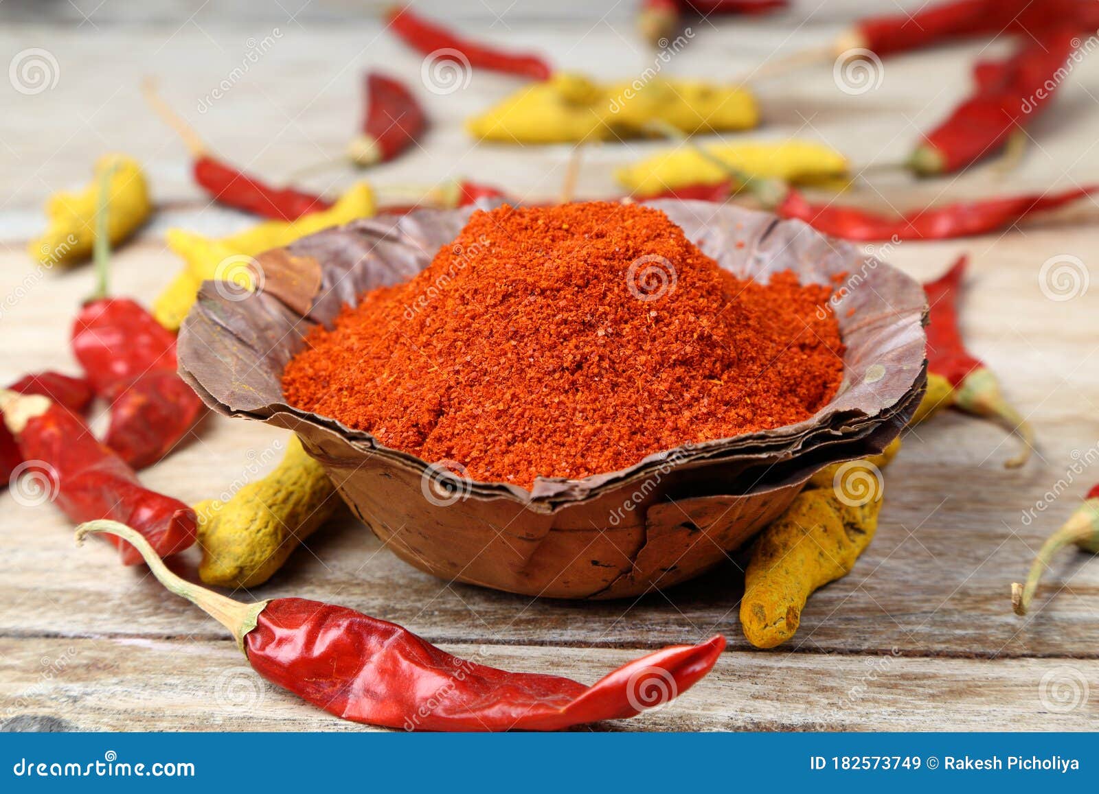 Indian Style Spices and Herbs Stock Image - Image of yellow, kitchen ...