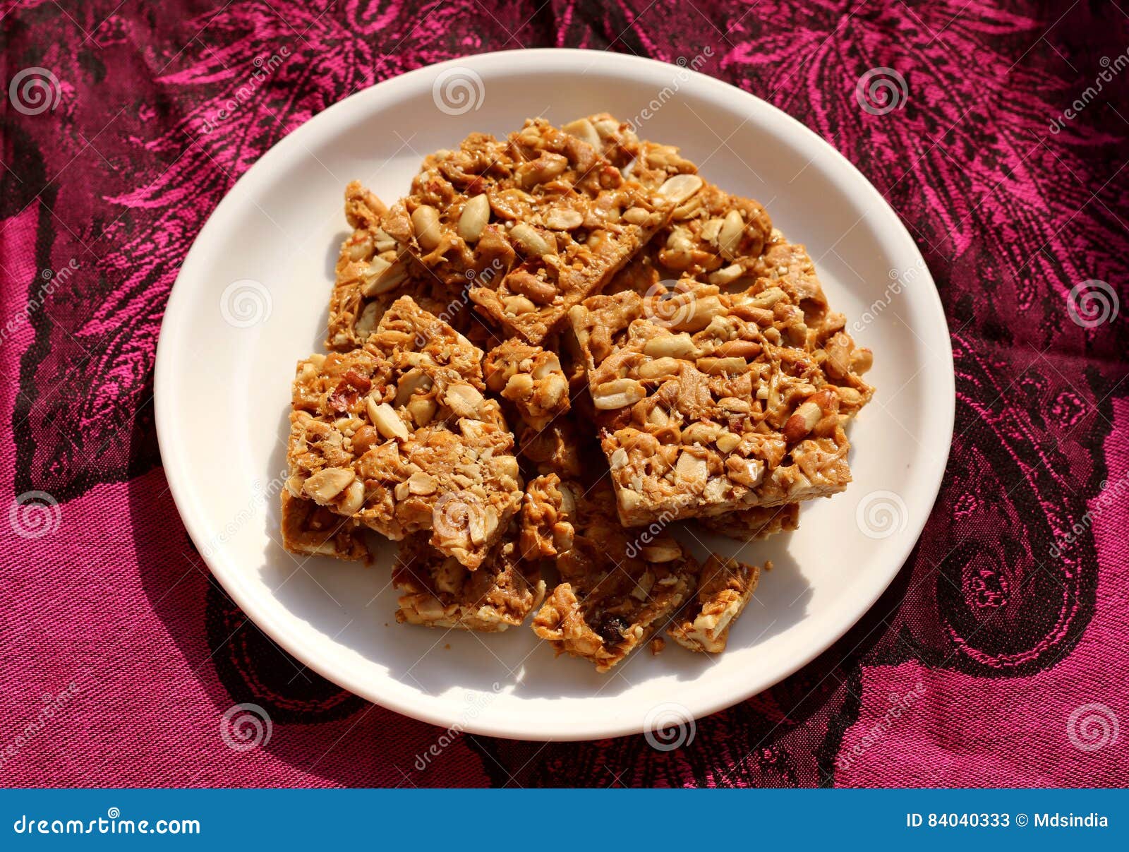 Indian sweet chikki stock image. Image of harden, eatable - 84040333