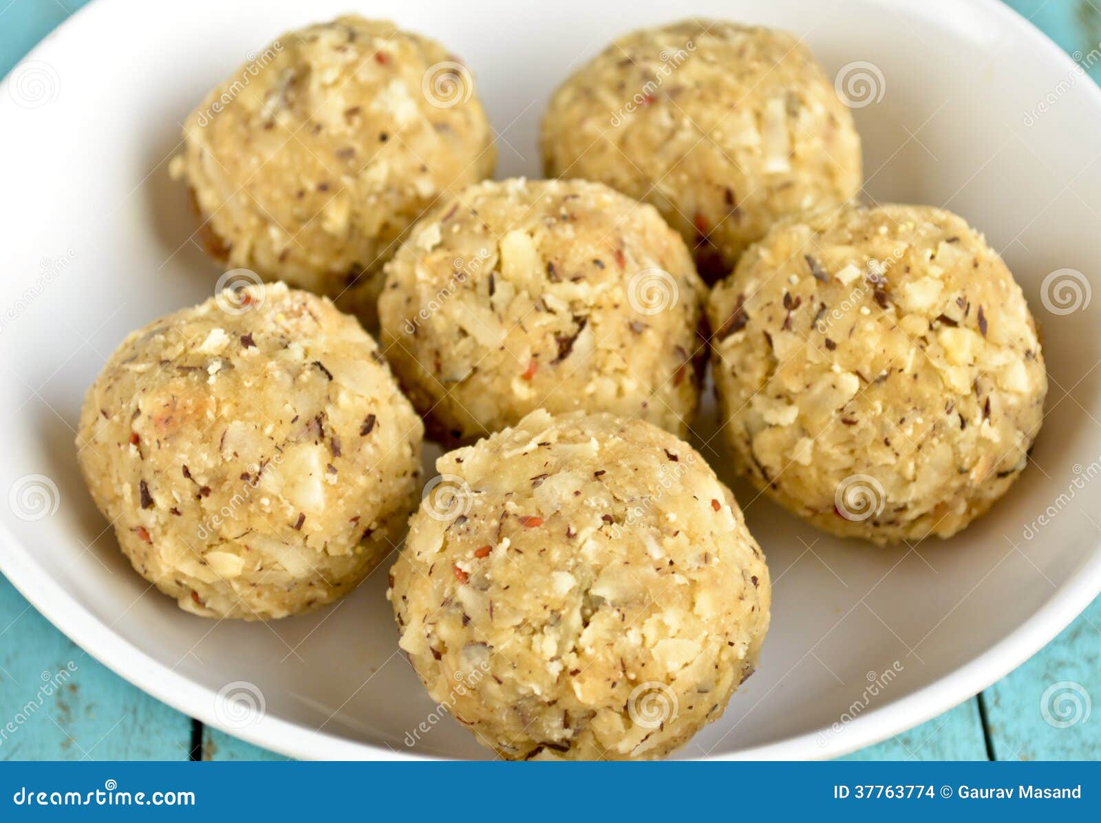 Indian Sweet - Coconut Laddo Stock Photo - Image of cheer, offering ...