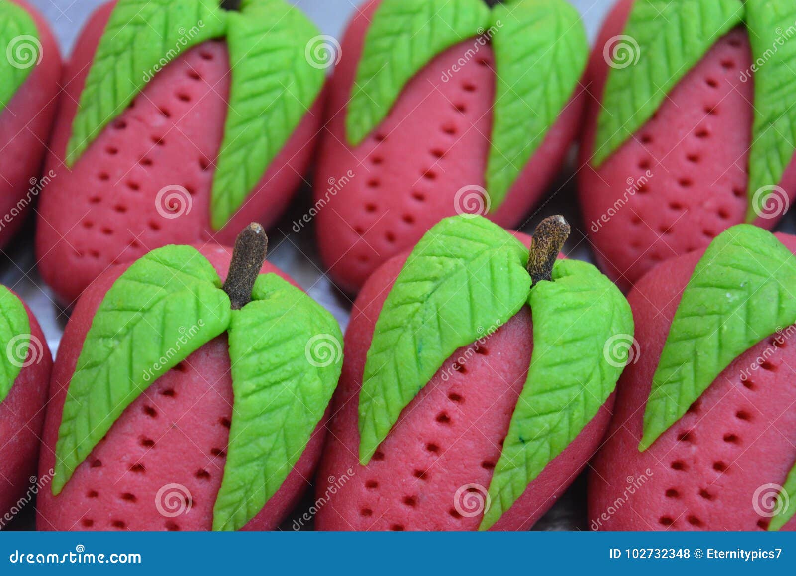 Indian Sweets Strawberry Barfi Stock Photo - Image of sugary, closeup ...