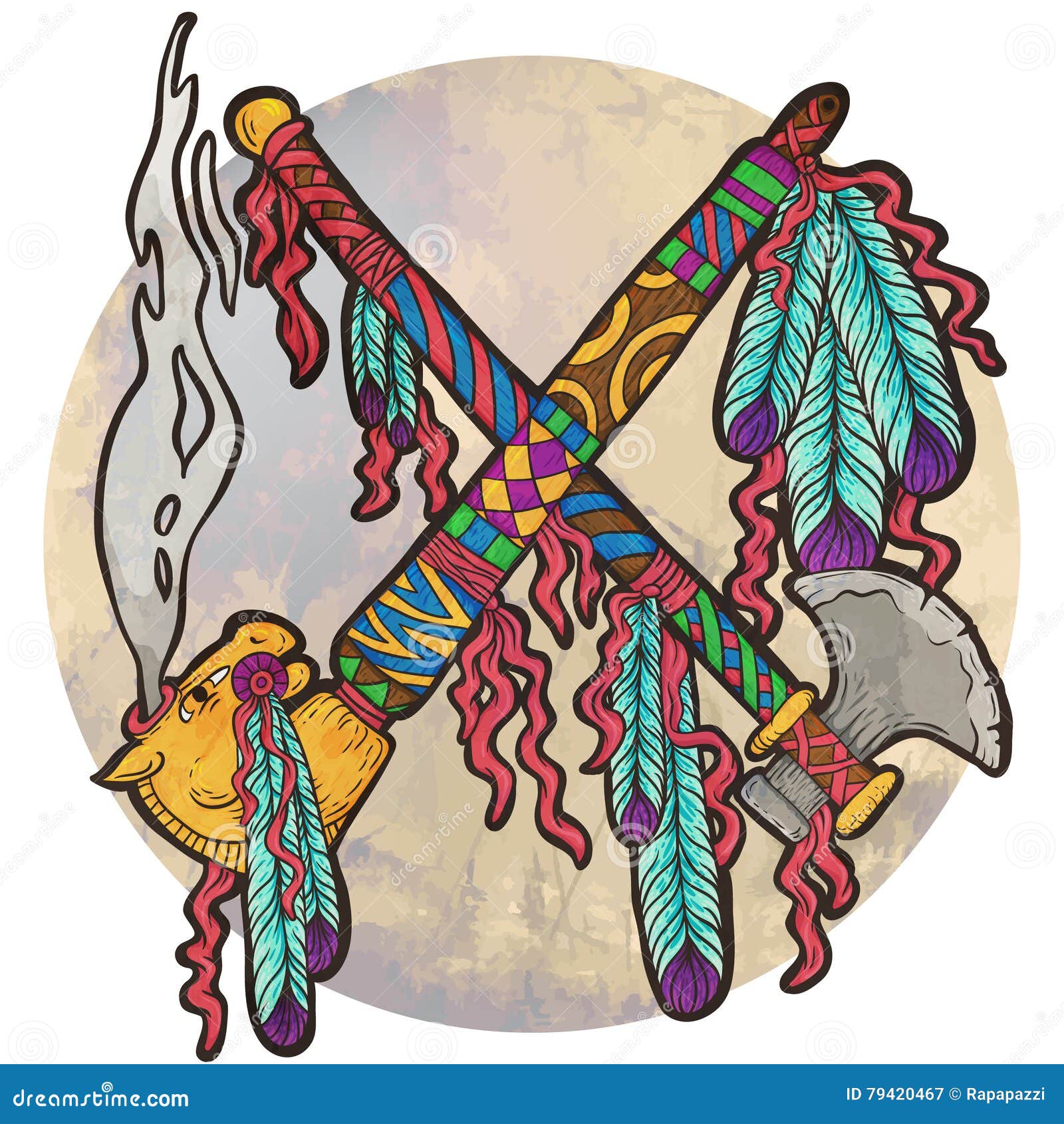 Native American War Symbols