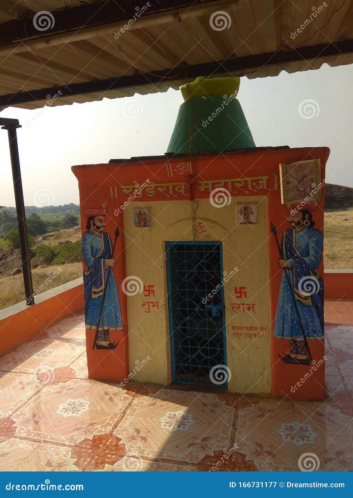 Indian Tample in Village of India Editorial Photography - Image of ...