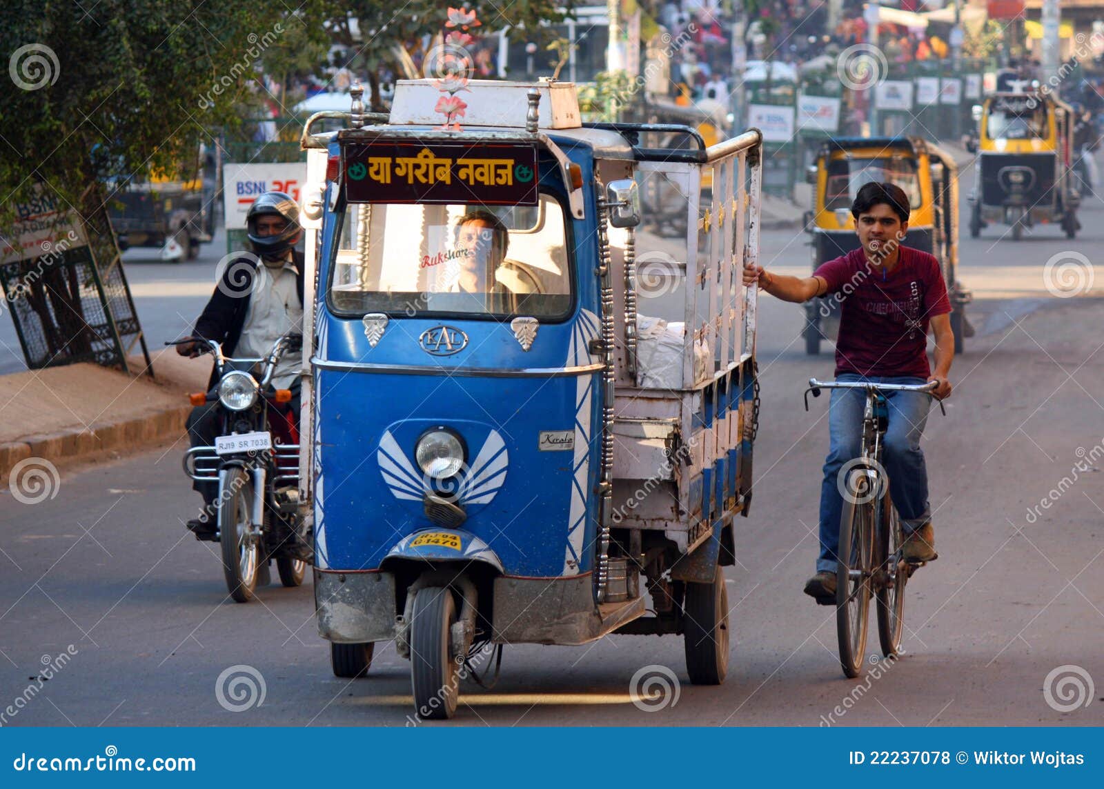 Indian Taxi Driver Posing In Front Of His Cab In Kolkata Editorial ...