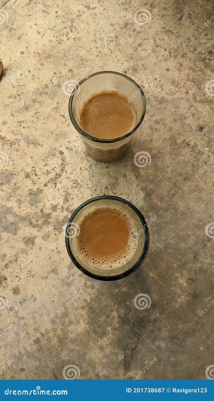 Indian Tea Glass on the Village Tea Shop Stock Image - Image of shop ...