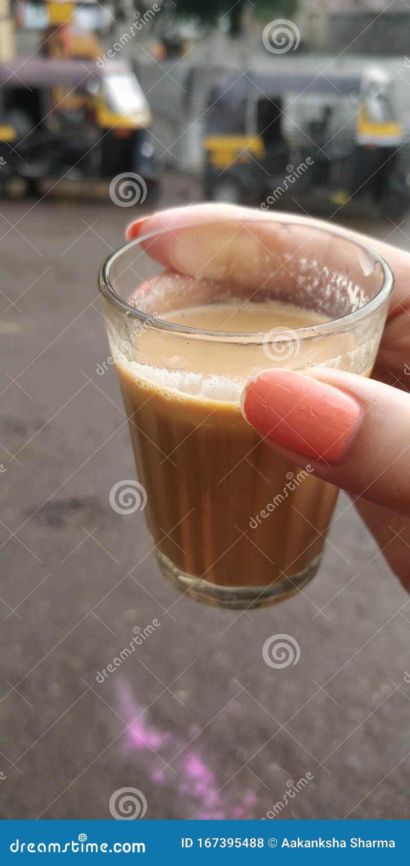 Indian Tea Roadside stock photo. Image of light, roadside - 167395488