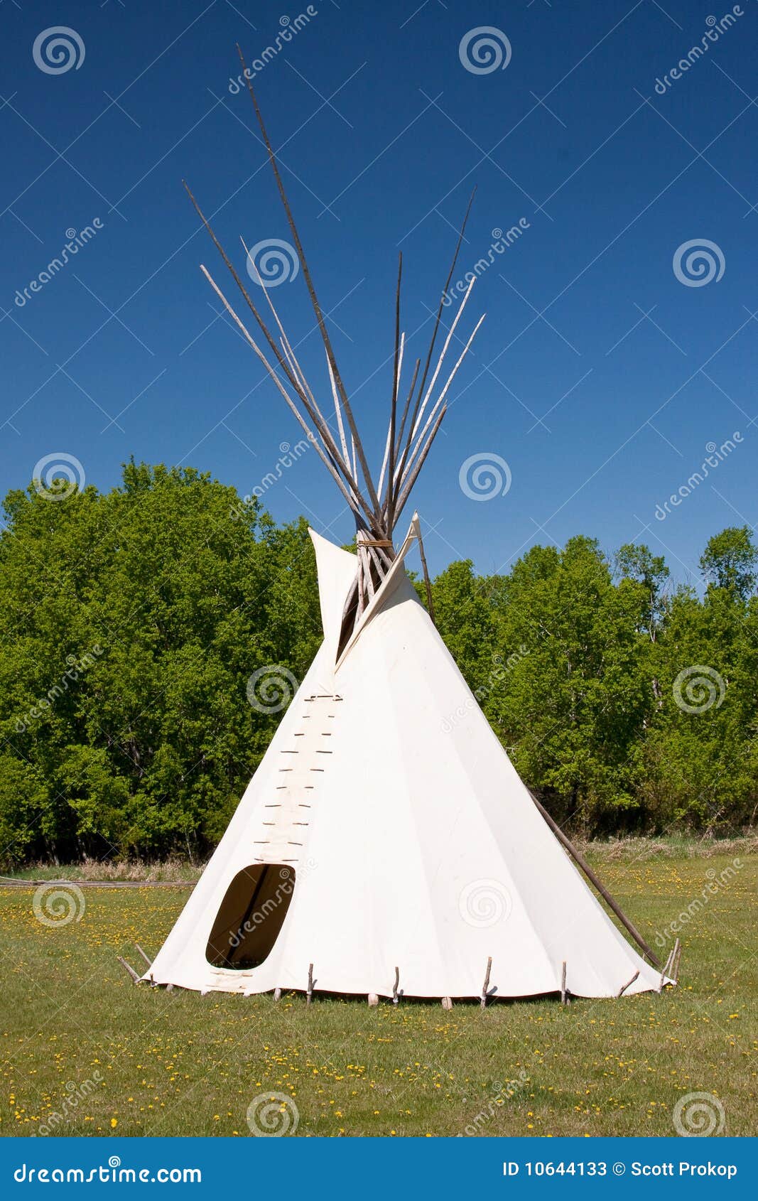 Indian Teepee stock image. Image of shelter, tipi, aboriginal - 10644133