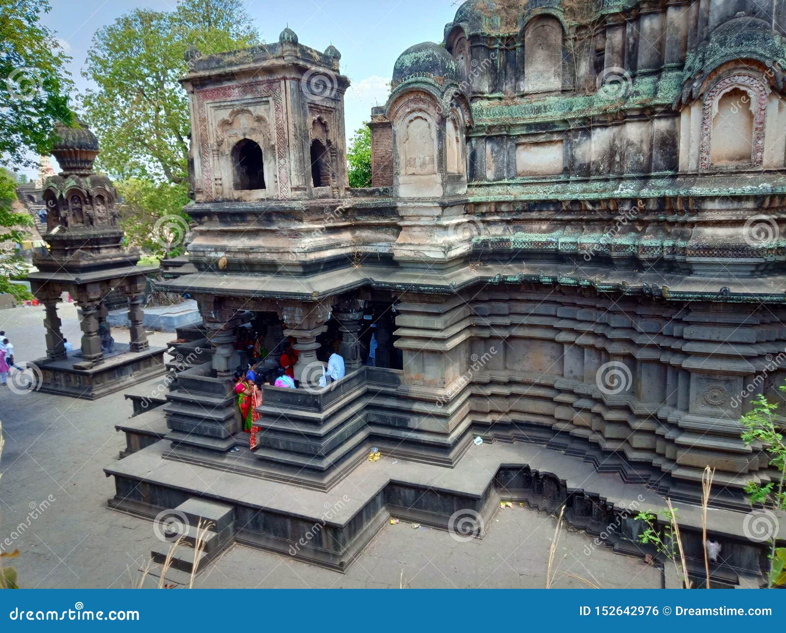 Indian Temple Structure Outside Area Editorial Photo - Image of ...