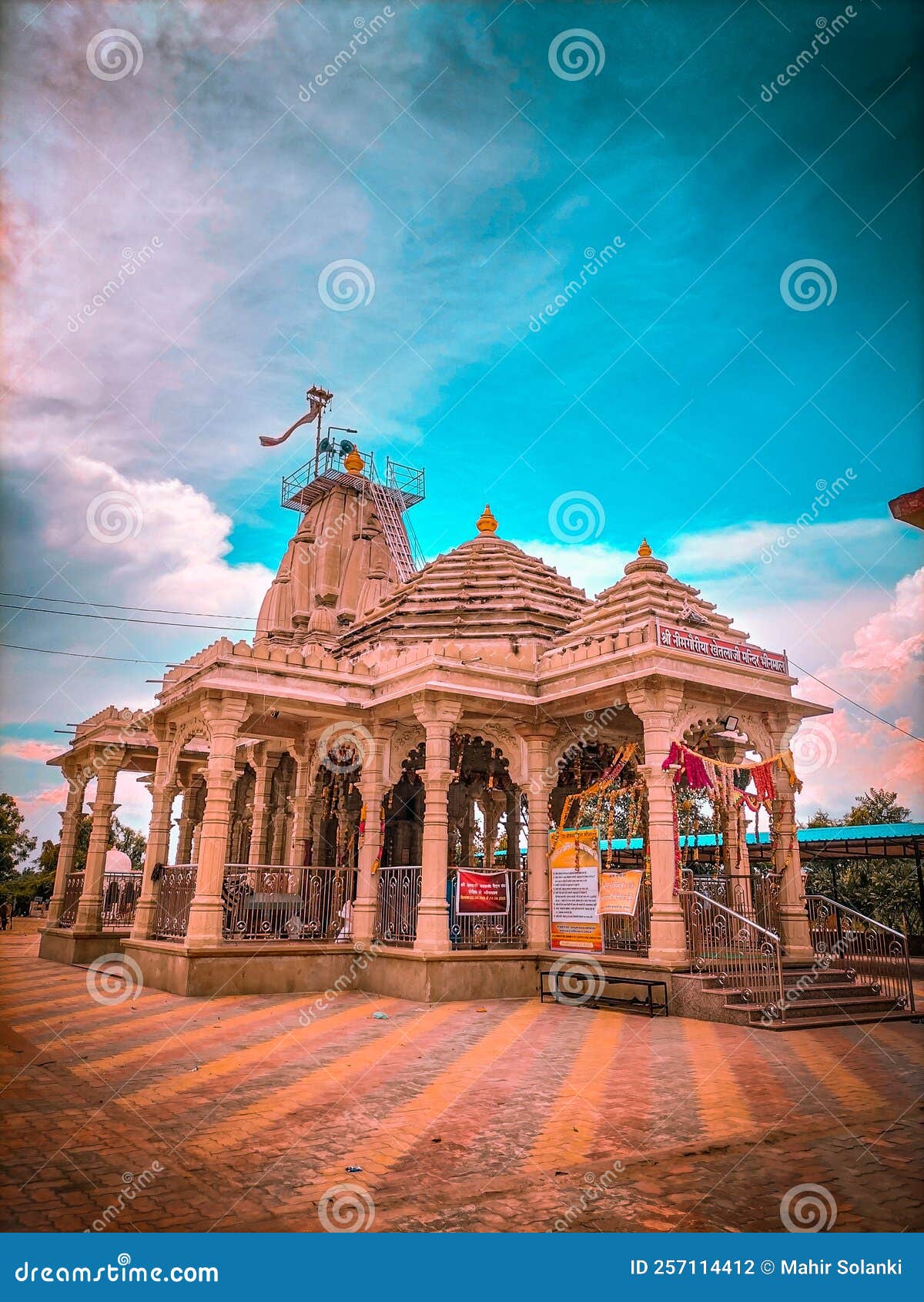Indian temple view stock photo. Image of nikon, view - 257114412
