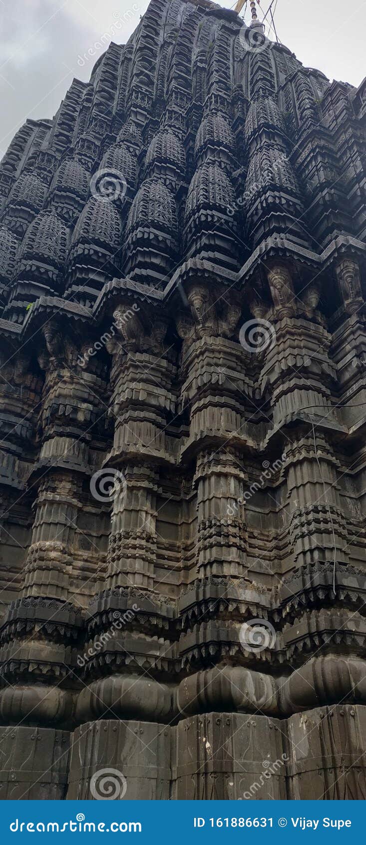 Indian Temples Architecture Wallpaper Frame Stock Image | CartoonDealer ...