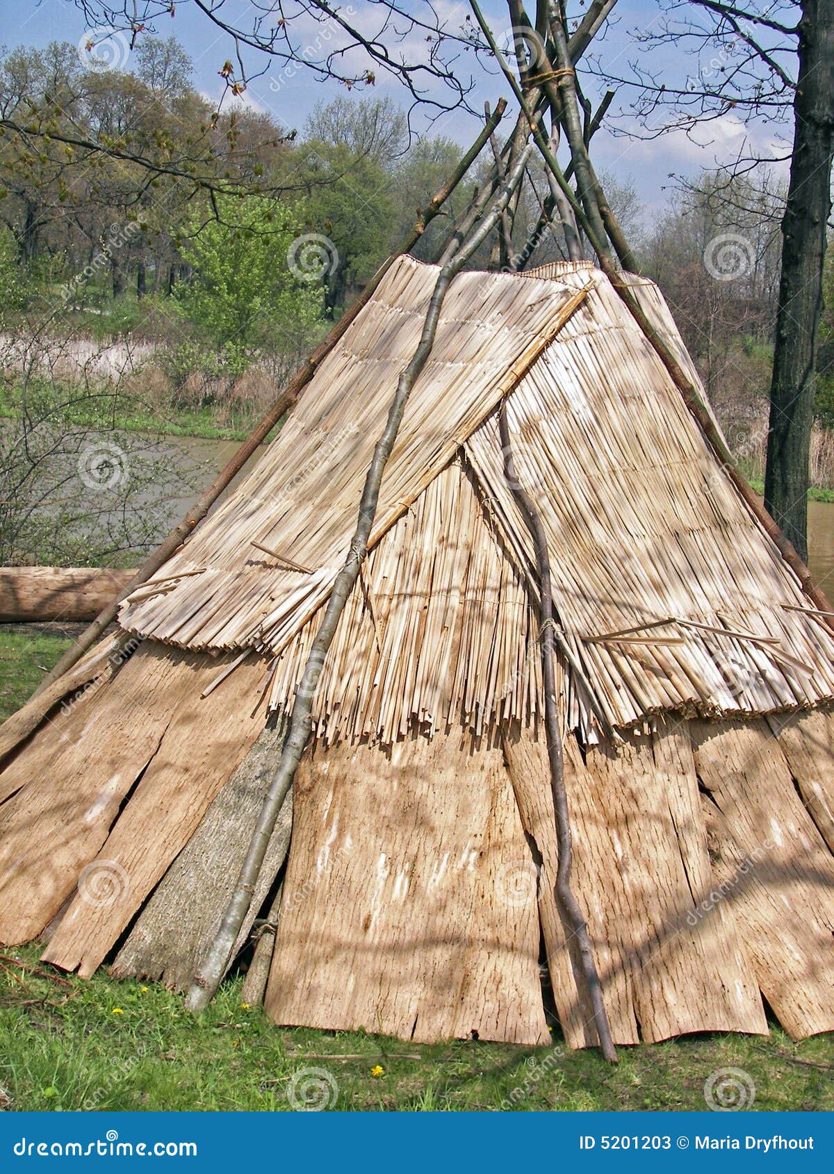 Indian Tepee stock image. Image of dwelling, history, home - 5201203