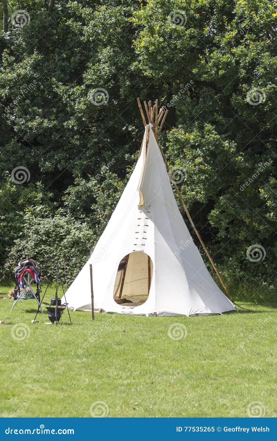 Indian Tepee stock image. Image of tepee, dwelling, home - 77535265