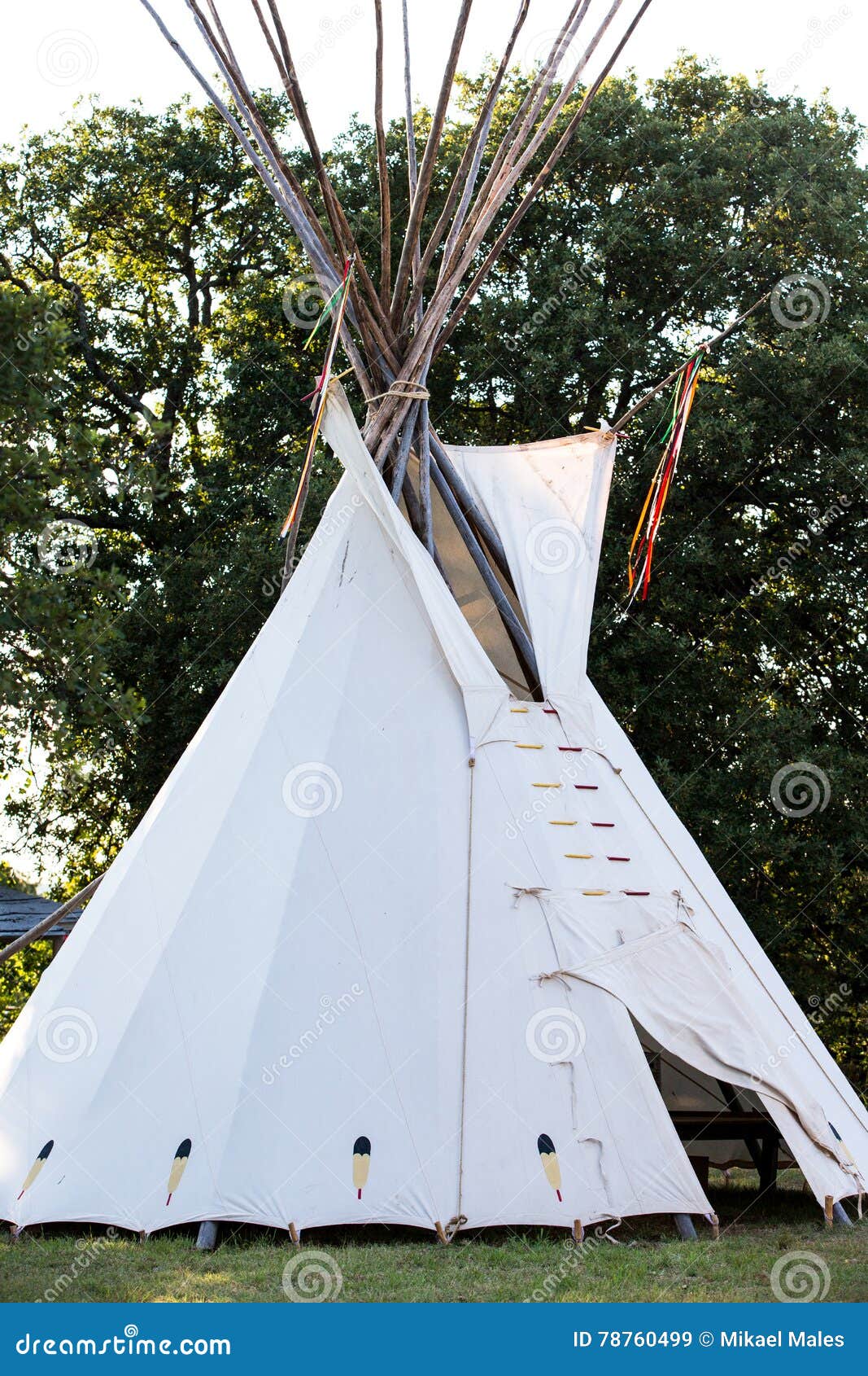 Indian Tepee on plains stock image. Image of abentee - 78760499