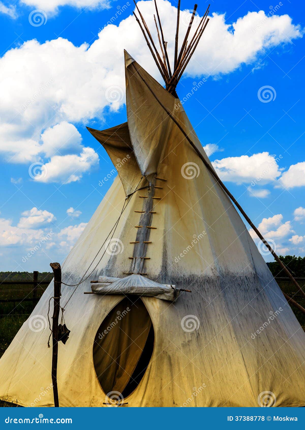 Indian Tepee Tent stock photo. Image of west, camp, western - 37388778