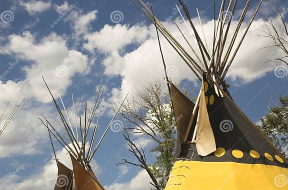 Indian Tepees stock photo. Image of souix, natives, teepee - 3872996
