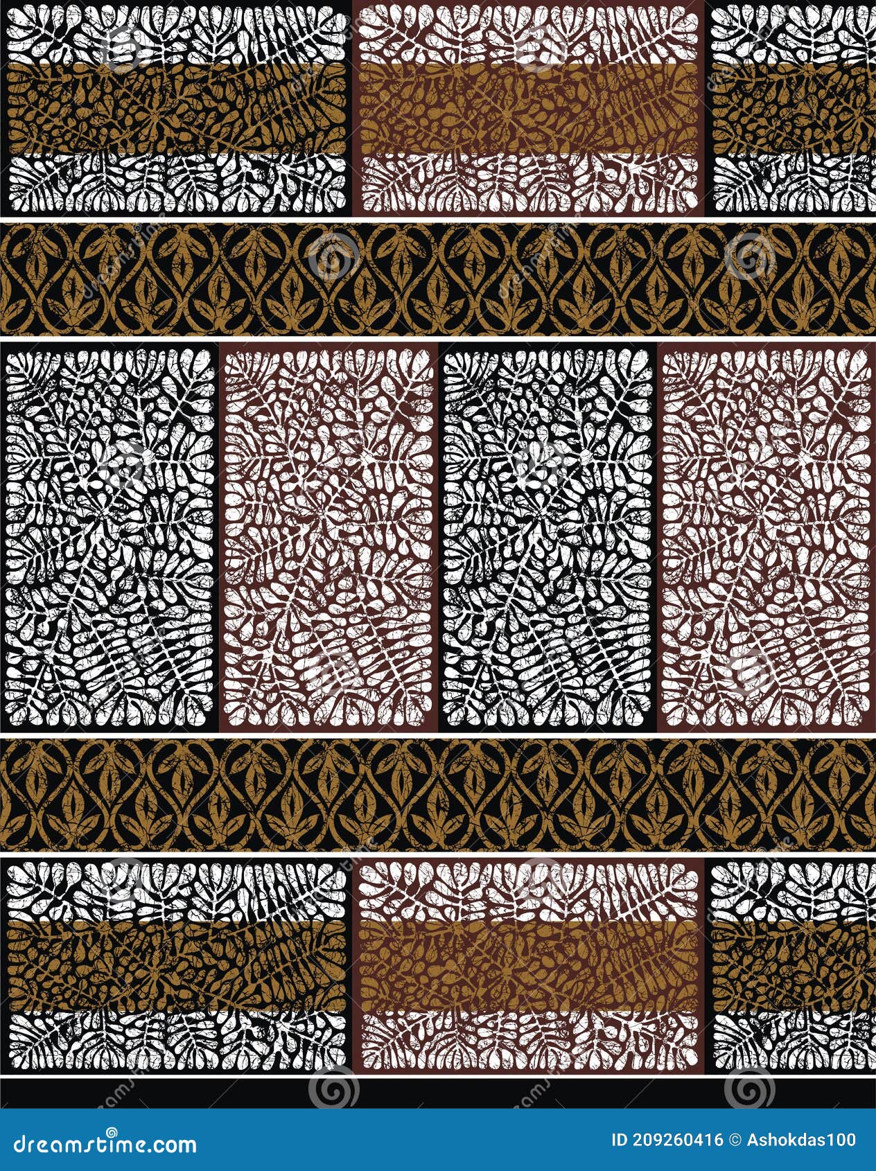 Indian Textile Pattern Designs for Fabric Print Stock Illustration ...
