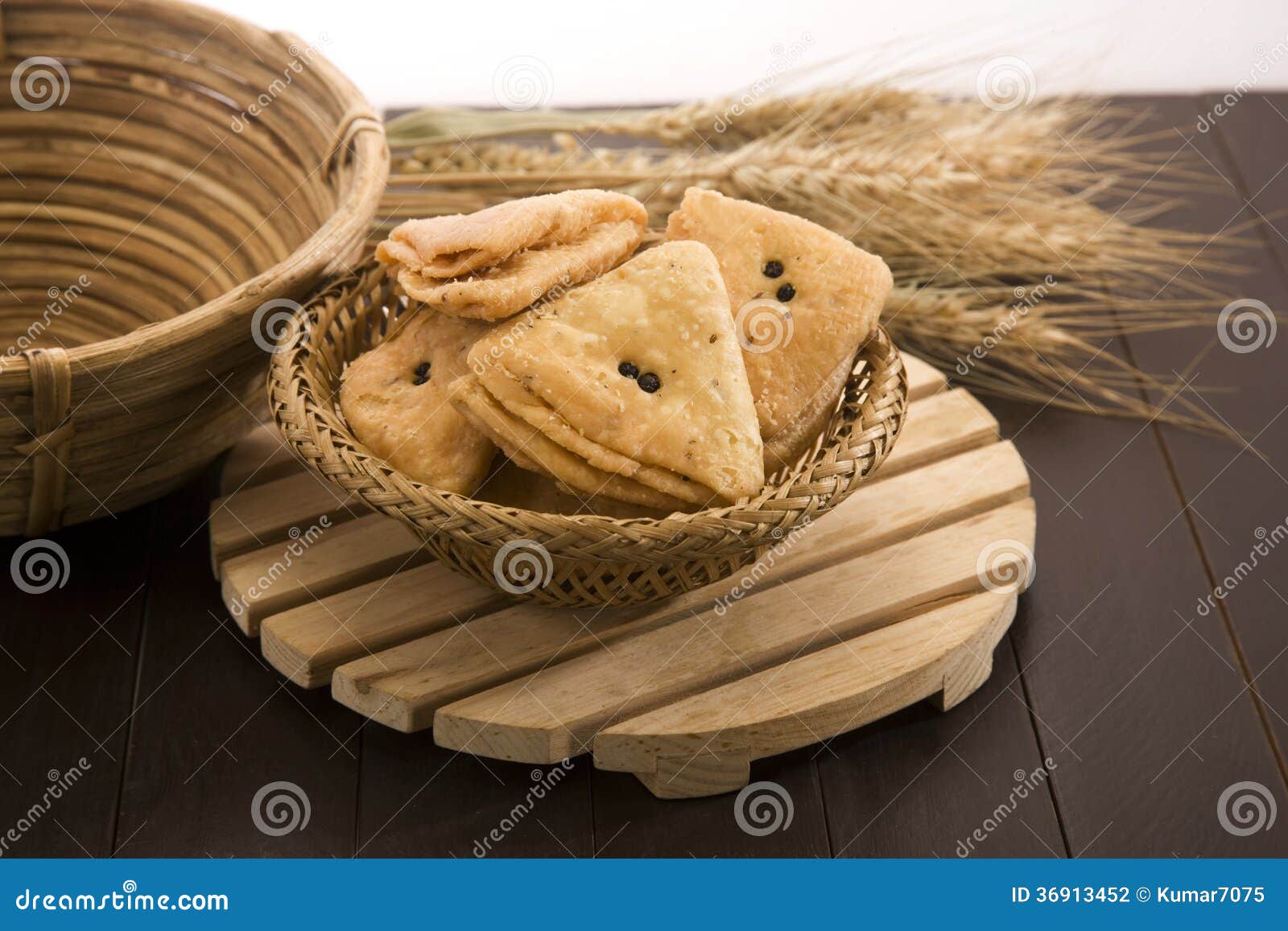 Indian Tikoni Mathi stock photo. Image of india, crunchy - 36913452