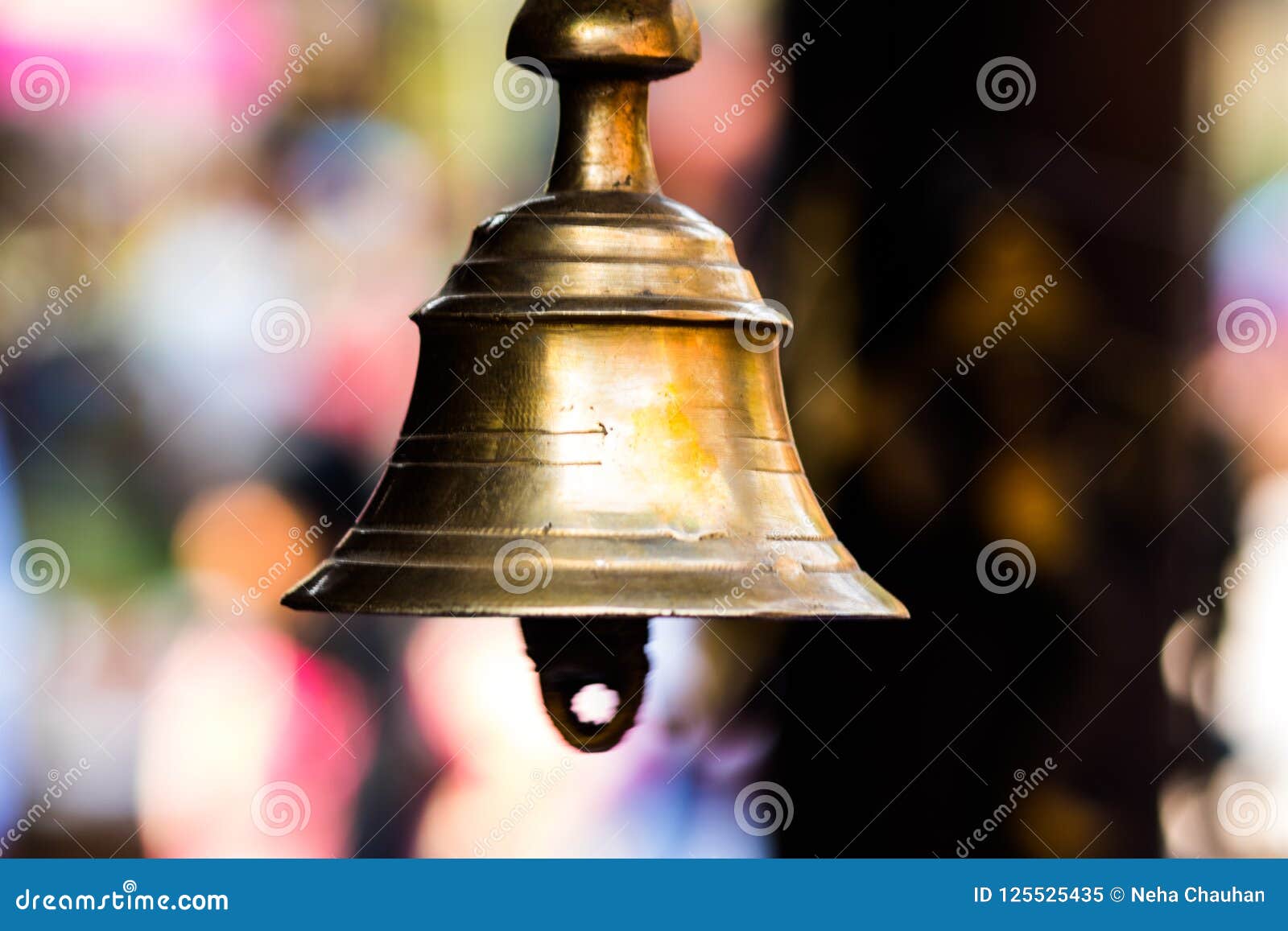 Indian traditional bell stock image. Image of bell, festival - 125525435