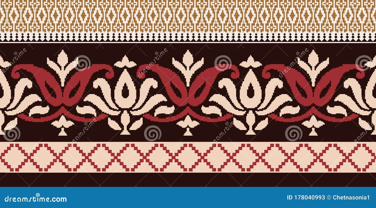 Indian Traditional Design Colorful Background Stock Illustration ...