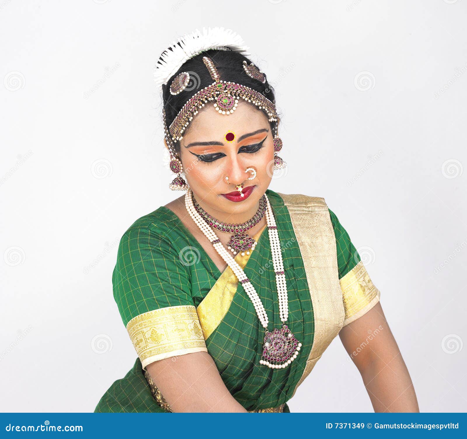Indian Traditional Female Dancer Stock Image - Image of enchanting ...