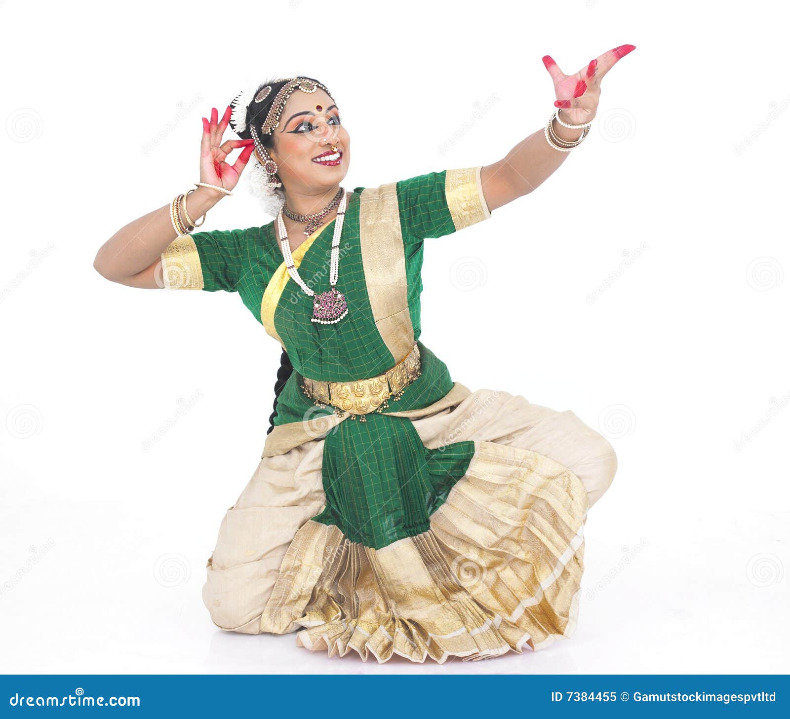 Indian Traditional Female Dancer Stock Image - Image of female ...