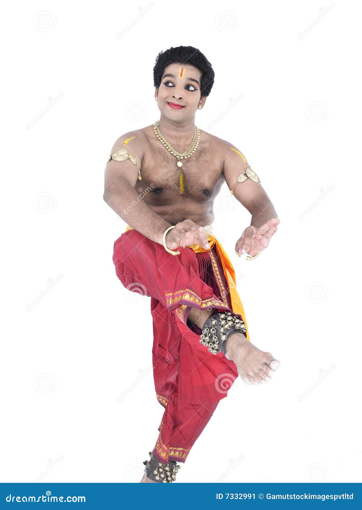 Indian Traditional Male Dancer Stock Image - Image of destination ...