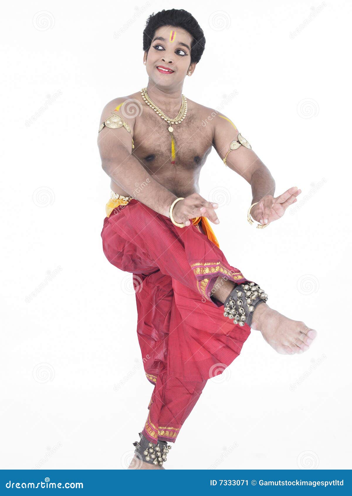 Indian Traditional Male Dancer Stock Image - Image of bharatnatyam ...