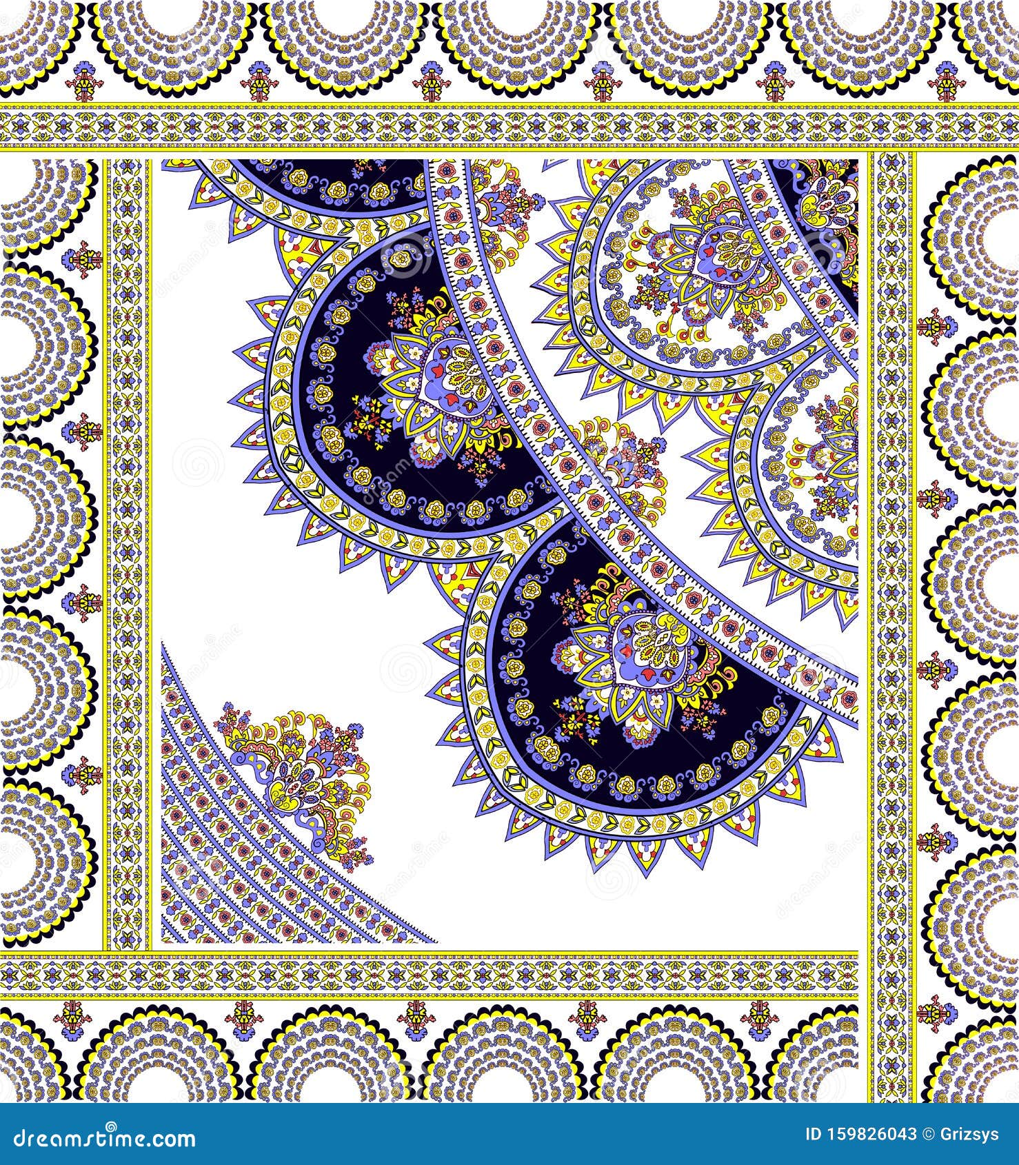 Traditional Paisley Pattern Royalty-Free Stock Photography ...