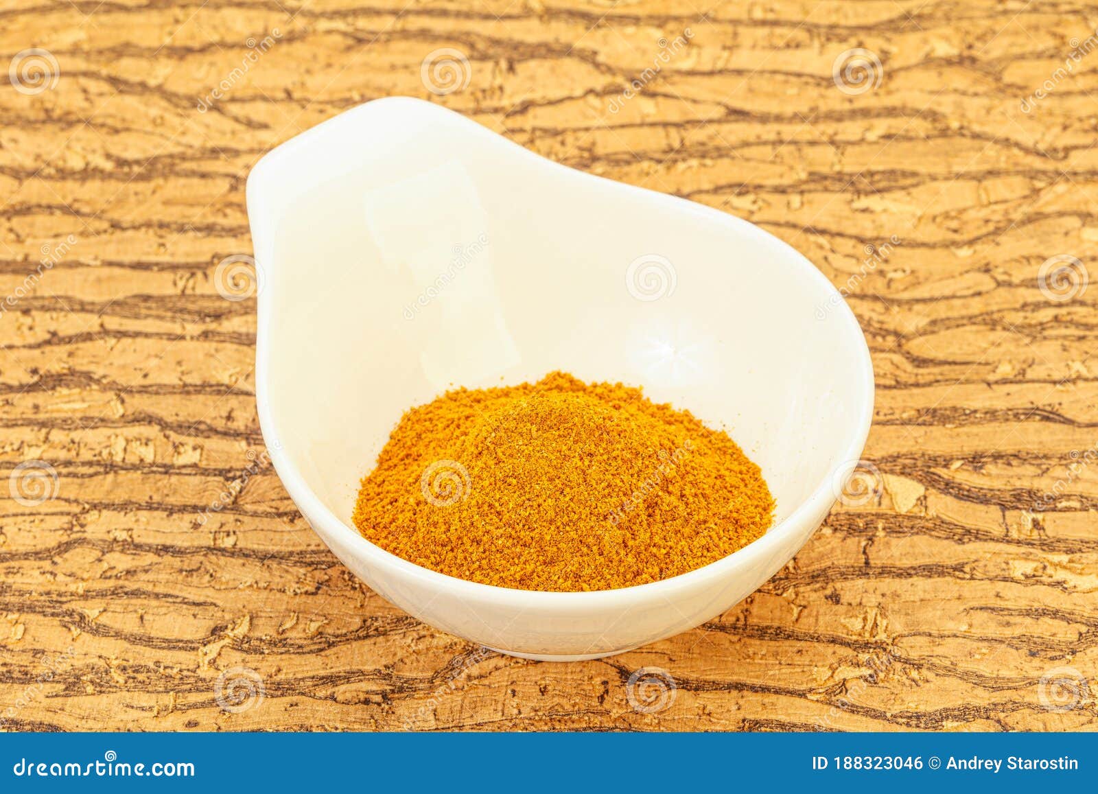 Indian Traditional Spices - Curry Powder Stock Photo - Image of orange ...