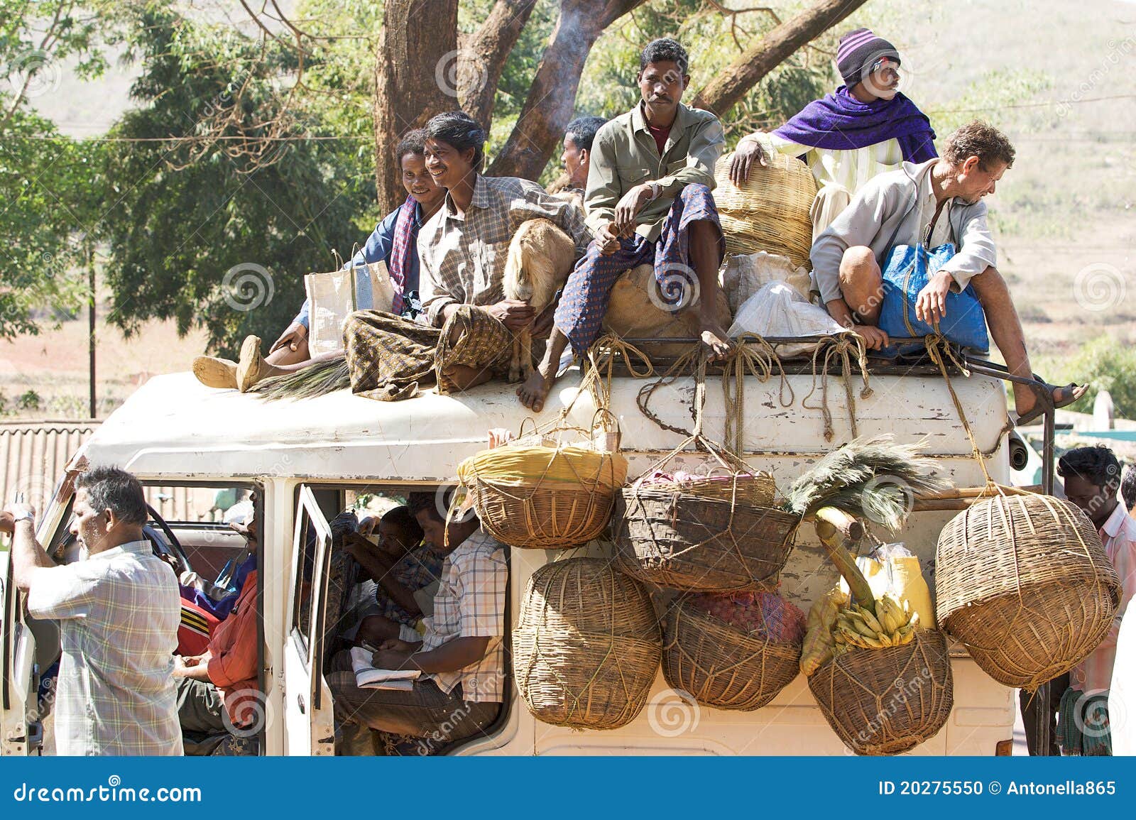 Indian Transportation from the Market Editorial Image - Image of ...