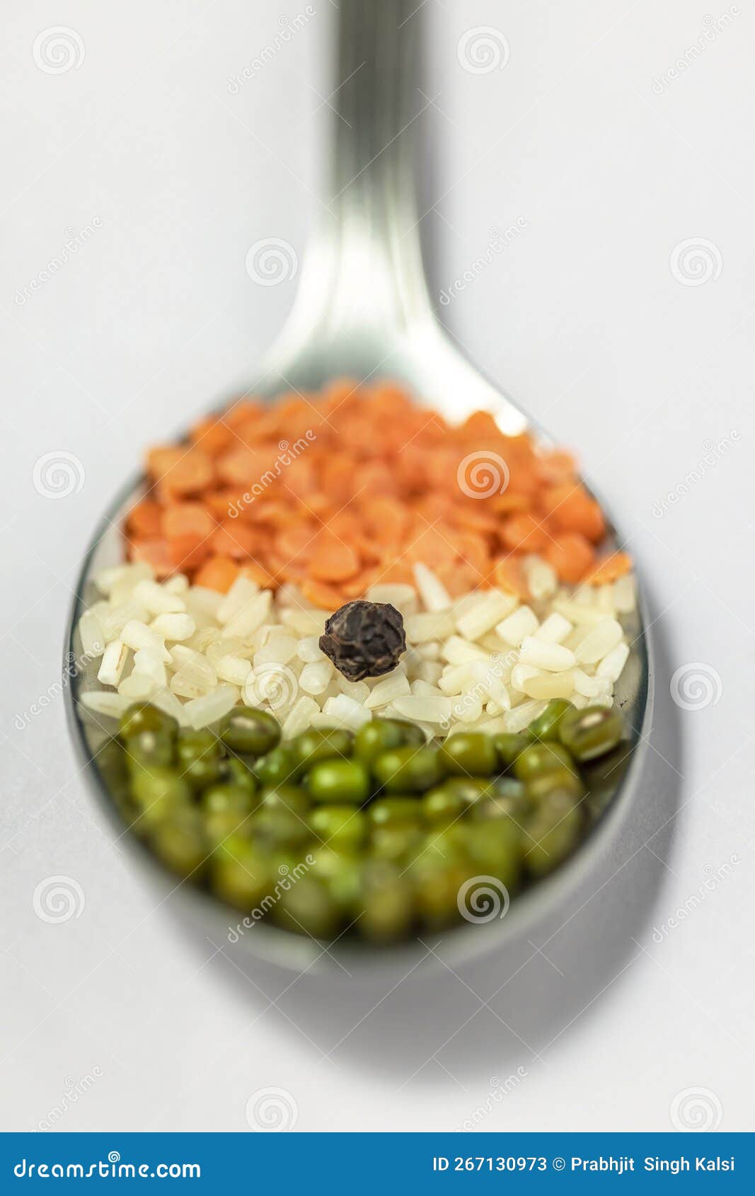 Indian Tri-colour is Decorated with Lentils and Pulses Stock Image ...