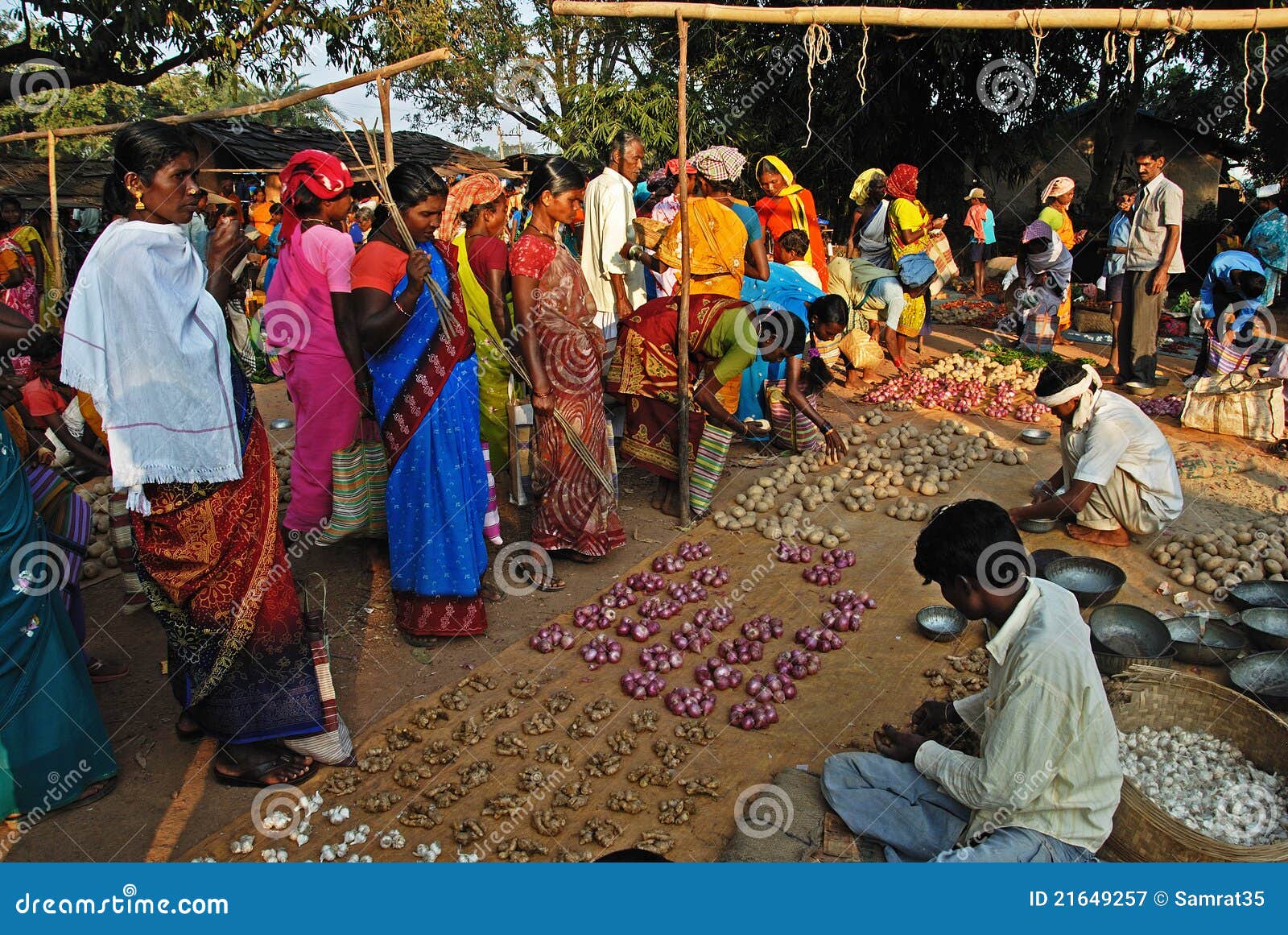 Indian Tribal Market editorial photography. Image of remote - 21649257