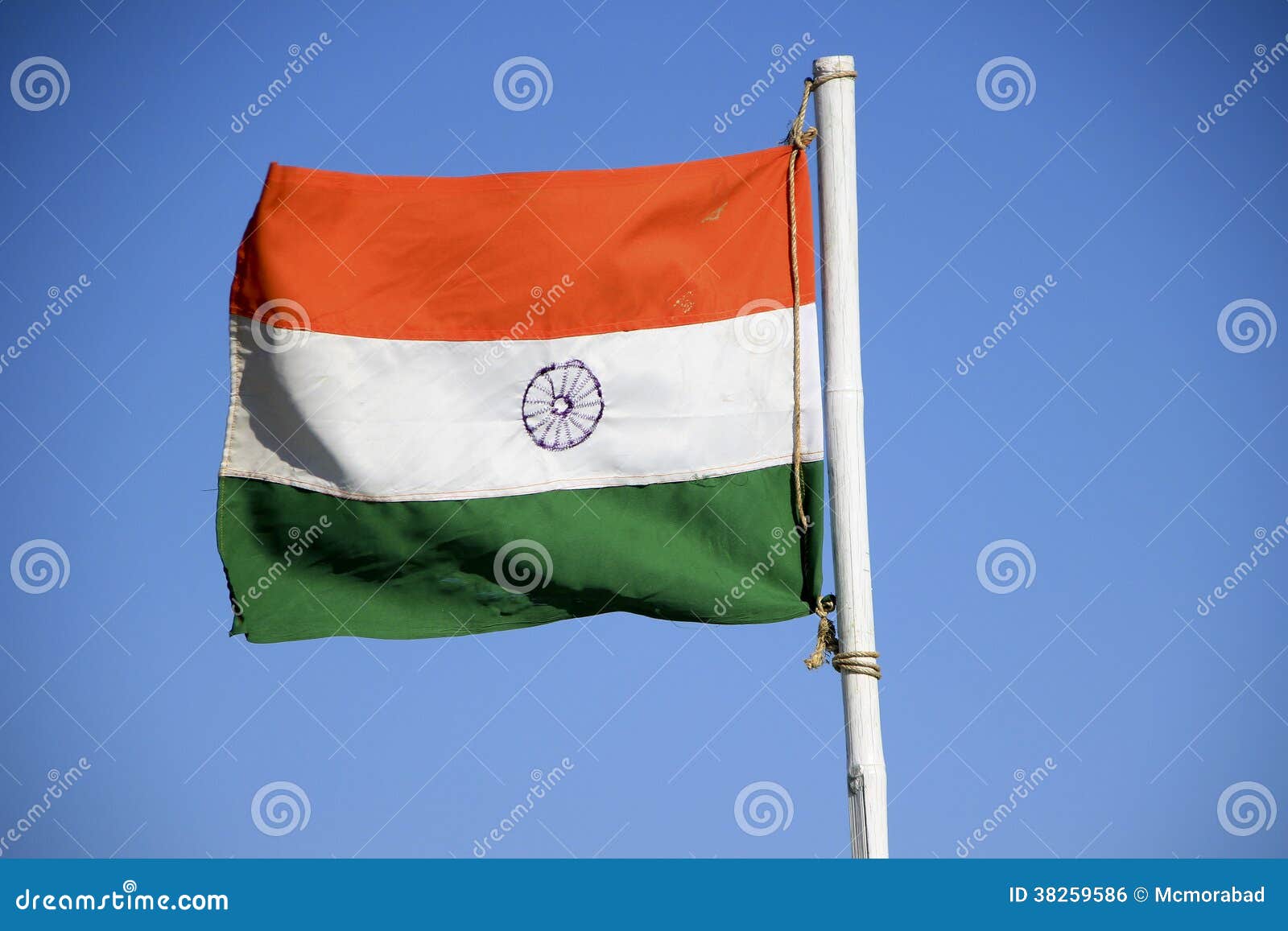 Indian Tricolor Flag stock photo. Image of ashoka, middle - 38259586